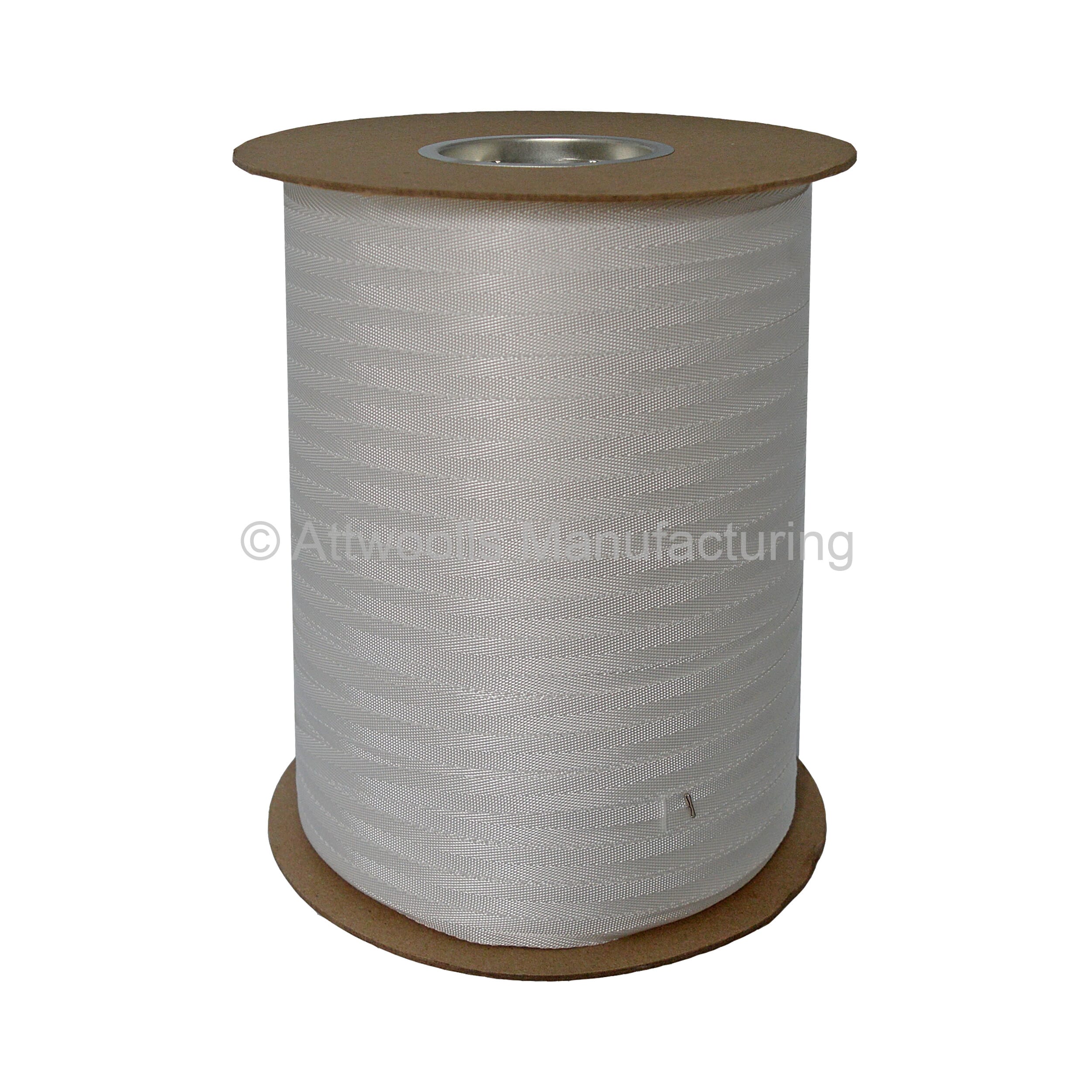 Shop our 12mm Natural Polyester Webbing 500m Roll Online Attwoolls